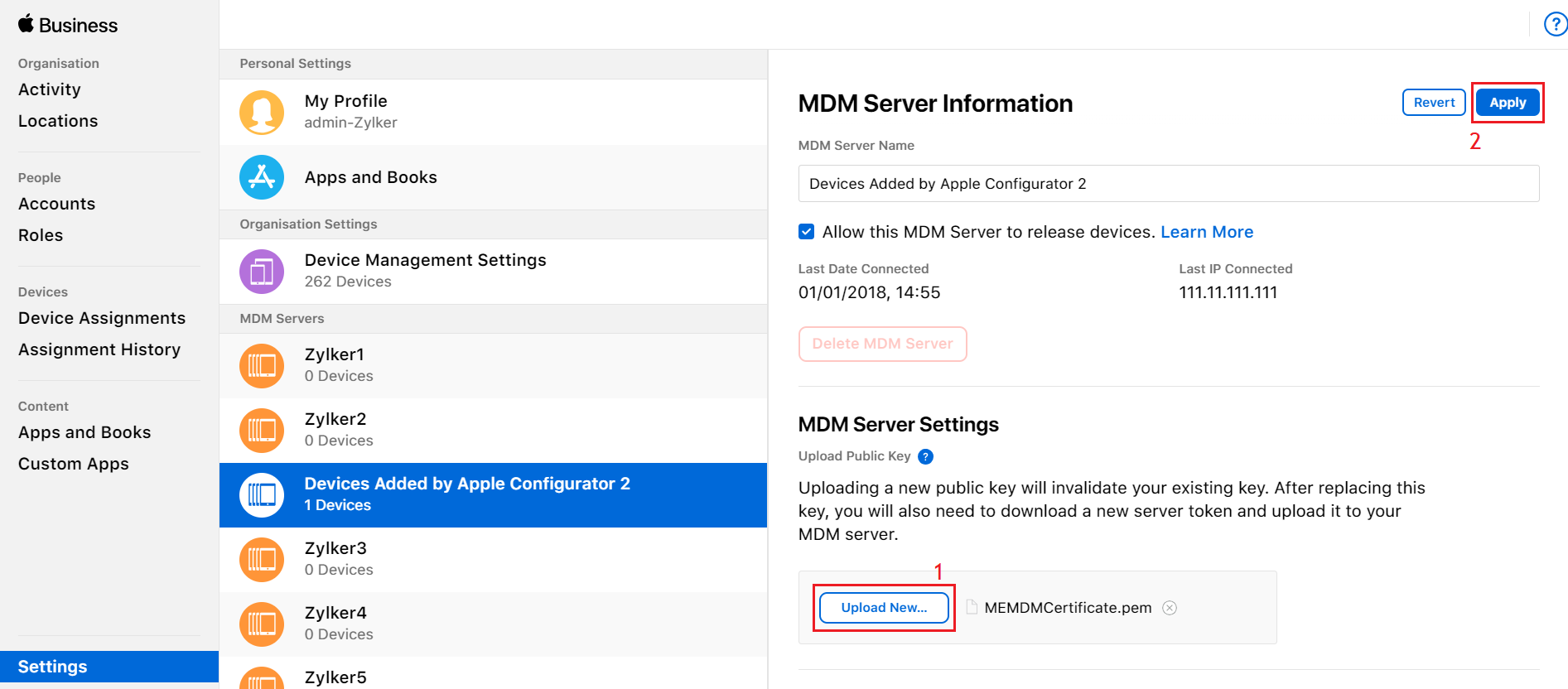 Enroll any iOS device to ABM - Enrollment | ManageEngine