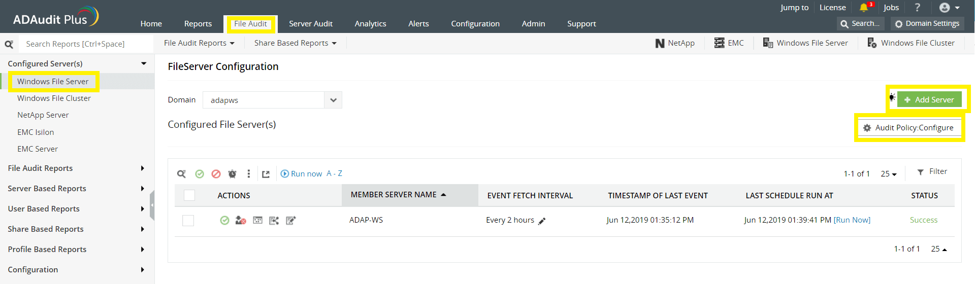 Auto Config Of Audit Policy Windows File Audit Adaudit Plus