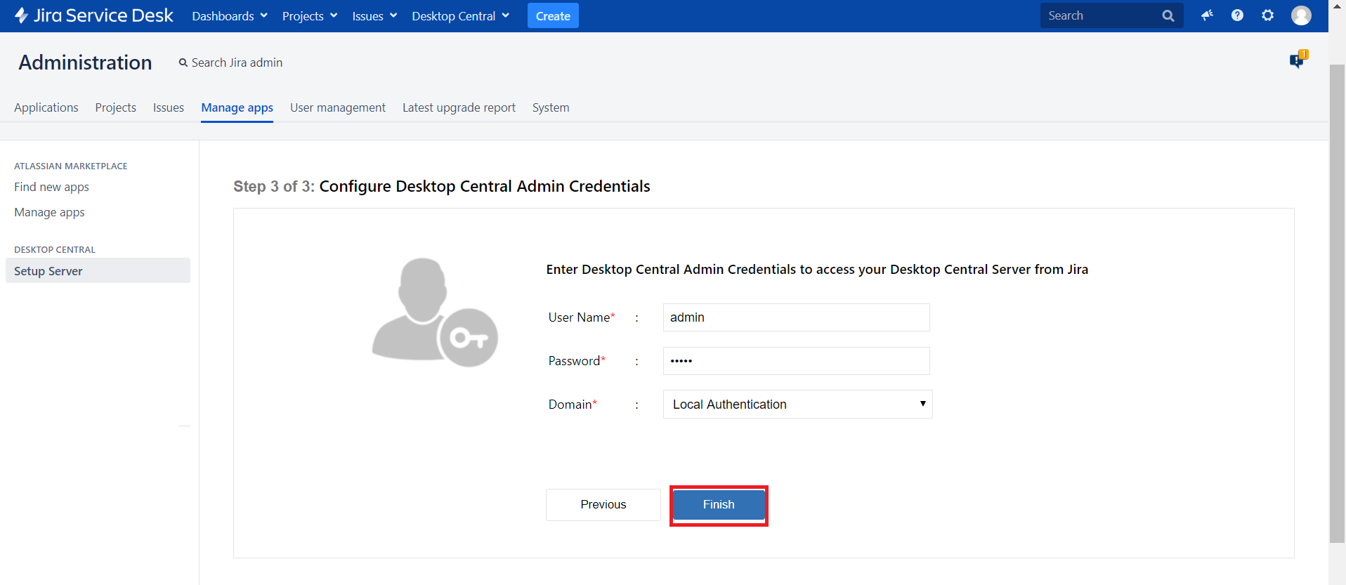 如何集成ManageEngineDesktopCentral与Jira？