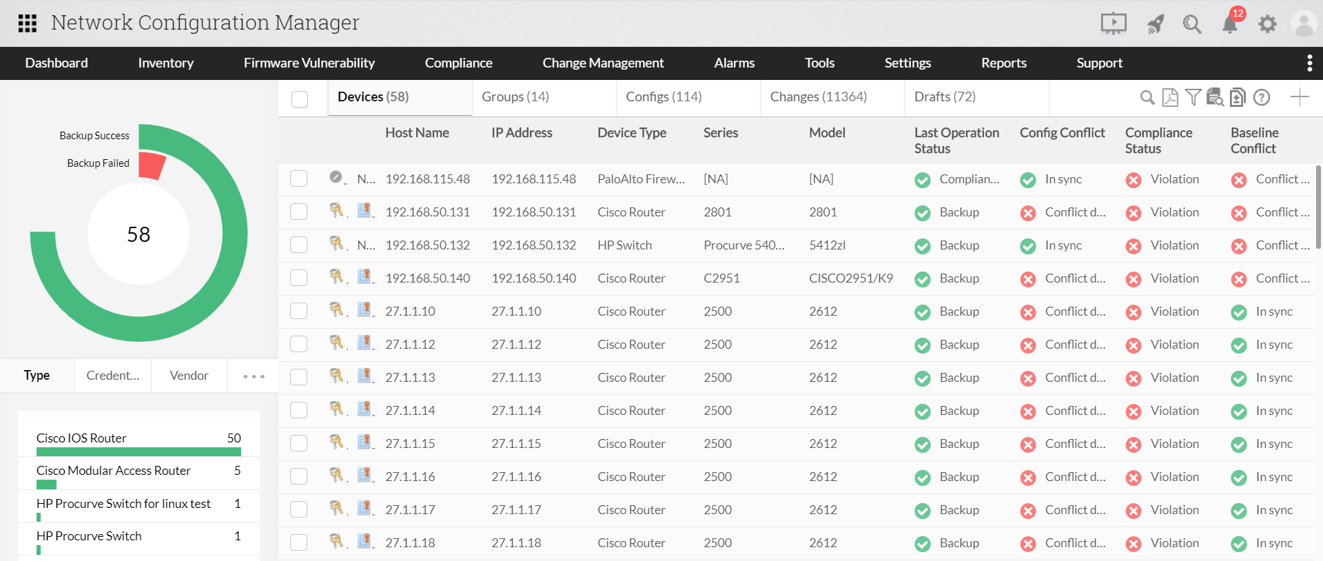 备份Cisco交换机配置| Cisco配置备份工具–ManageEngine网络配置管理器 备份Cisco交换机配置| Cisco配置备份工具–ManageEngine网络配置管理器