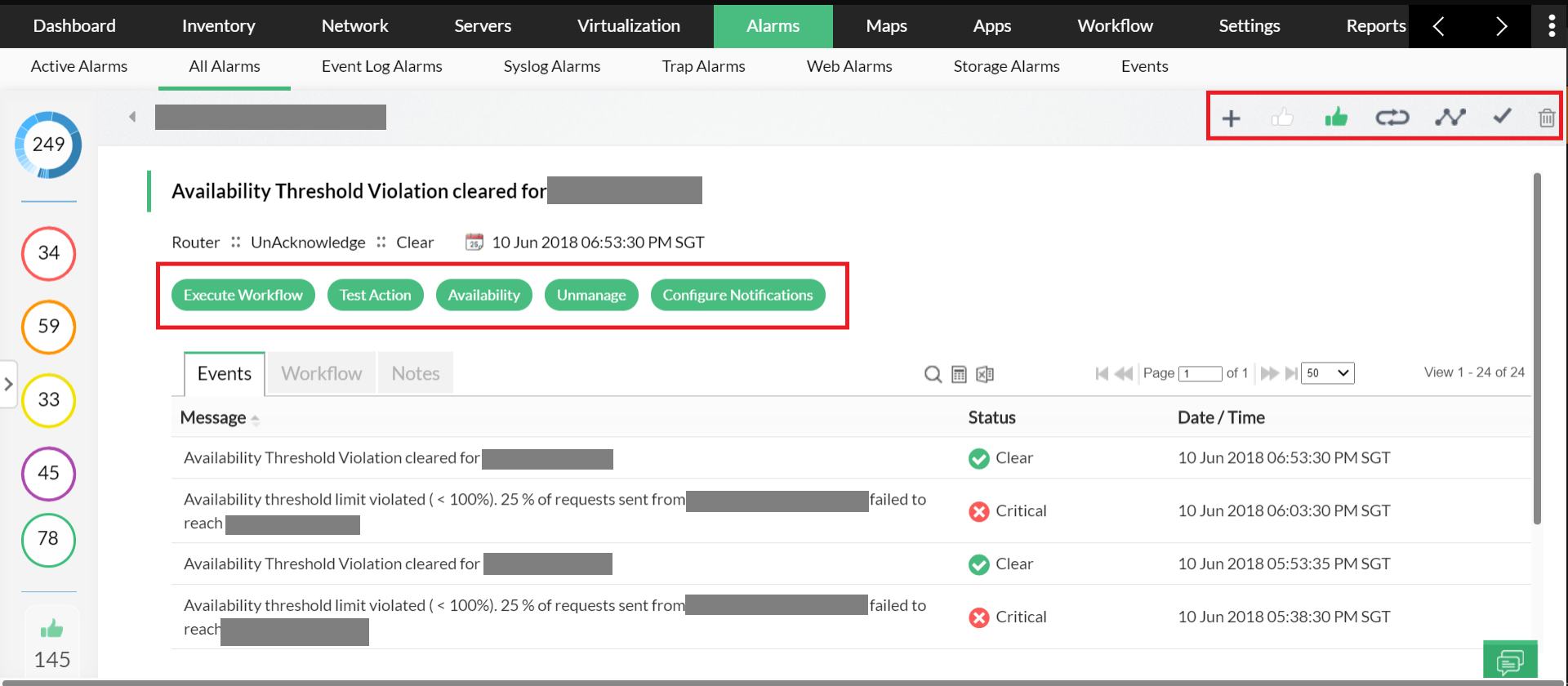 Configuring Alert Actions | OpManager Help Configuring Alert Actions | OpManager Help