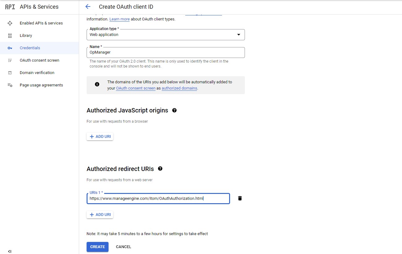 OAuth | OpManager Help