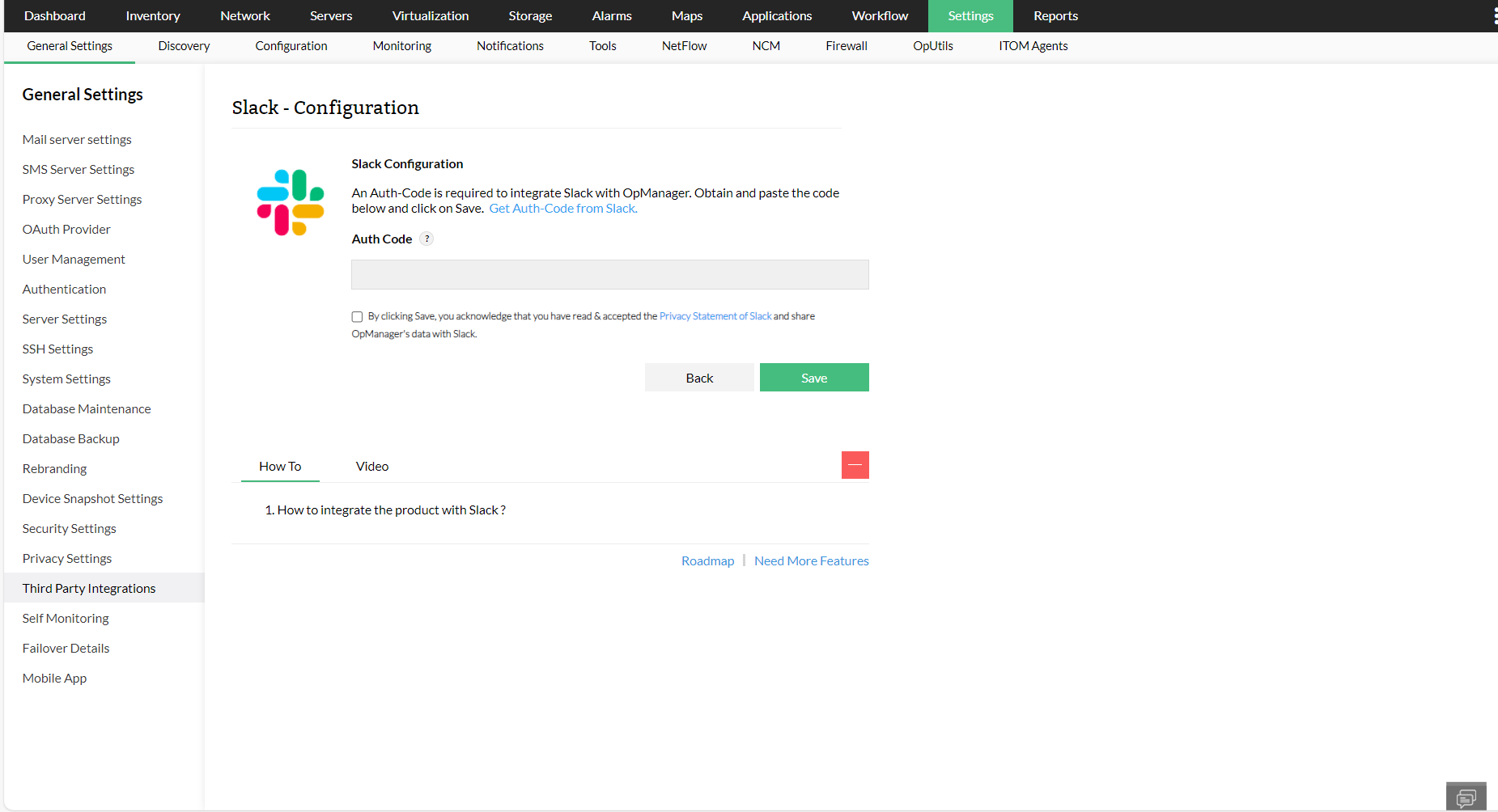 Integrating Slack with OpManager | OpManager Help Integrating Slack with OpManager | OpManager Help
