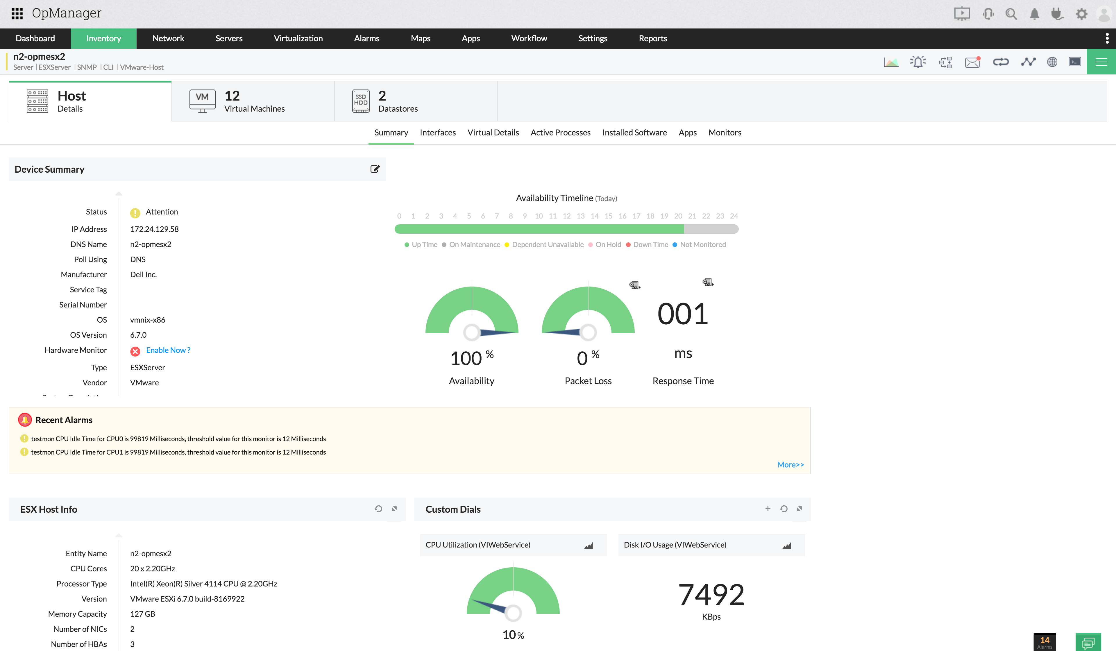 VMware ESX主机监控 | ESX主机监控 - ManageEngine OpManager VMware ESX主机监控 | ESX主机监控 - ManageEngine OpManager