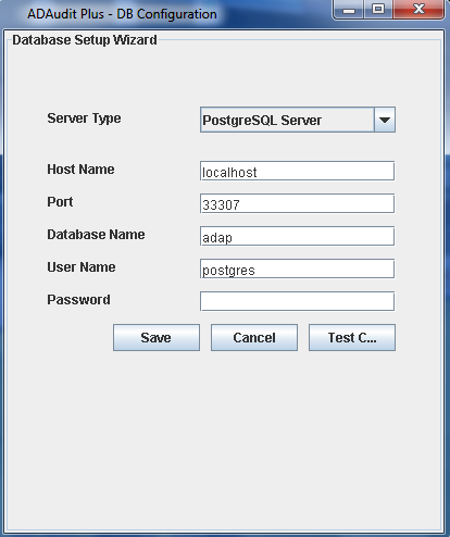 ADAudit Plus Database Migrations MySQL/PostgreSQL/MS SQL - ADAudit Plus