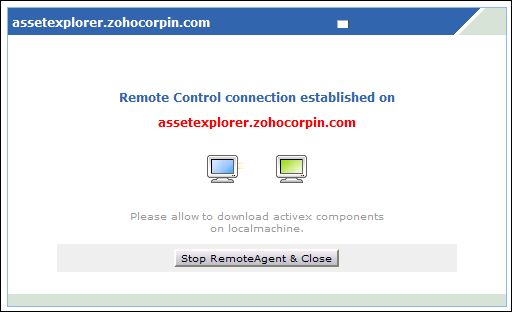 Click Save and Remote Control . The connection is established between ...