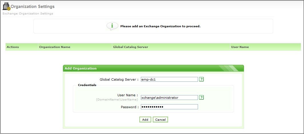 Installation of Exchange Reporter Plus