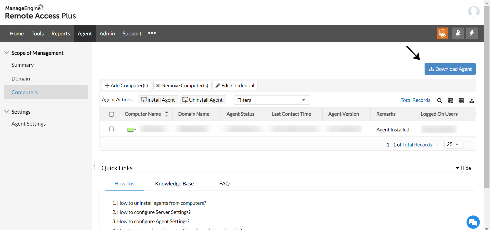 基于web的远程桌面软件 Manageengine Remote Access Plus